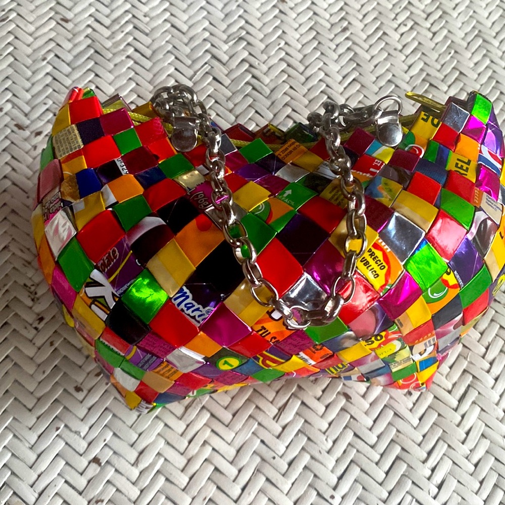 Ecoist Confetti Wrapper Handbag Shoulder Bag Purse- C… - Gem